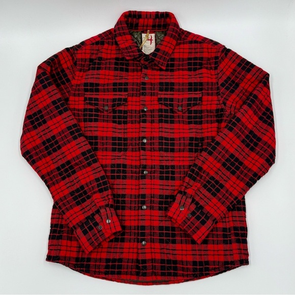 Relwen | Jackets & Coats | Nwt Relwen Mens Quilted Flannel Shirt Jacket ...